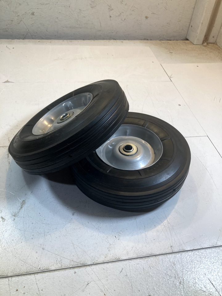 Semi-Pneumatic Wheels 2-Pack Heavy Duty Flat Free Dolly Replacement ...