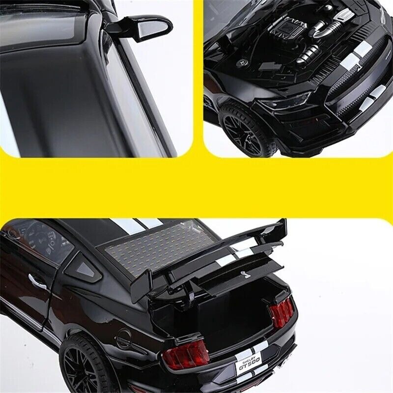 1:18 Ford Mustang Shelby GT500 Diecast Model Car - Alloy Display (No ...