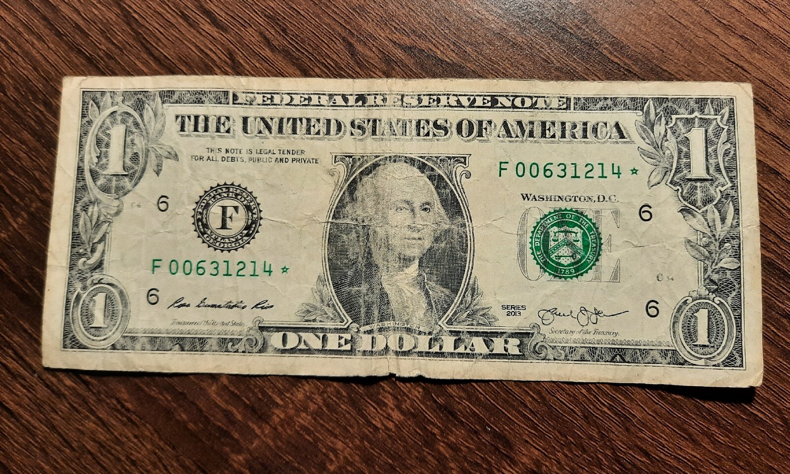 Star notes 1 dollar bill 2013 Series | eBay