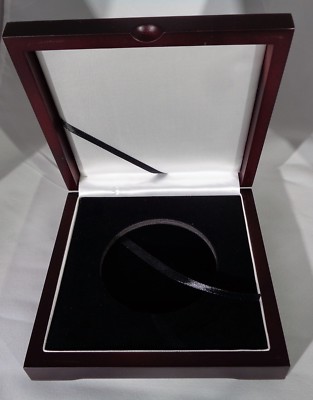 Mahogany Presentation Display Box For The America The Beautiful Silver ...