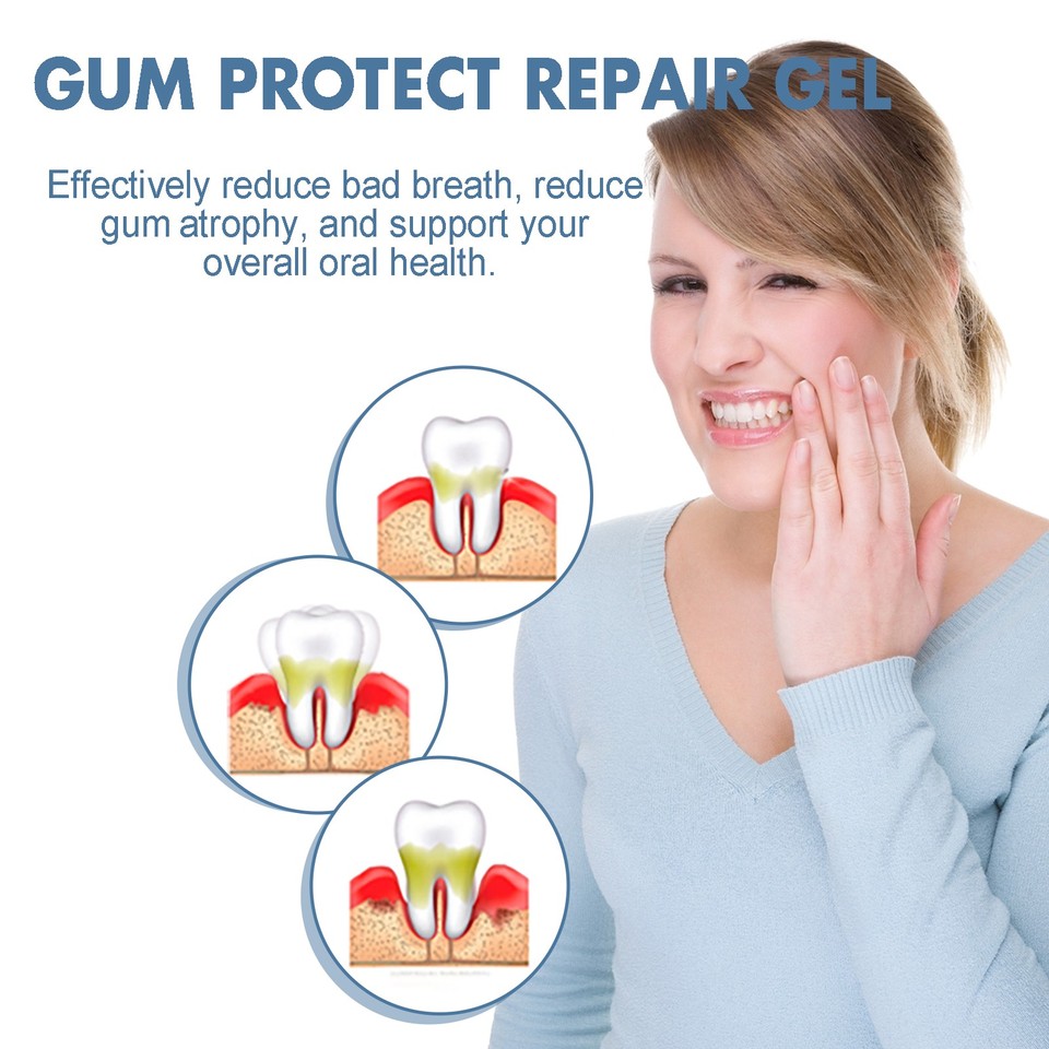 3pcs Gum Shield Therapy Gel Gum Protect Repair Gel Gum Gel Improves Gum ...