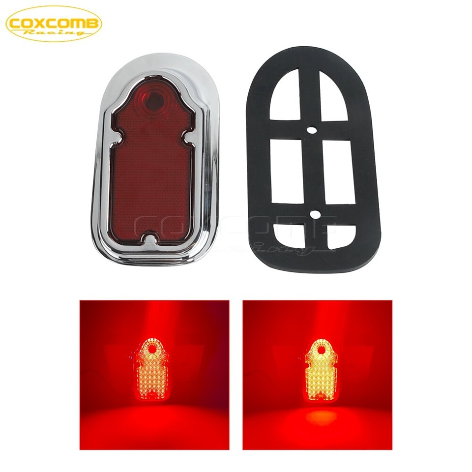 Rear LED TOMBSTONE Integrated Brake Light Tailight For Cafe Racer ...