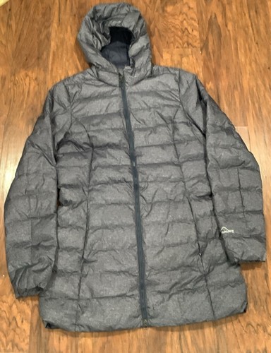 GORGEOUS EDDIE BAUER 650 DOWN FILL HOODED JACKET WOMEN'S SIZE S LONGER ...