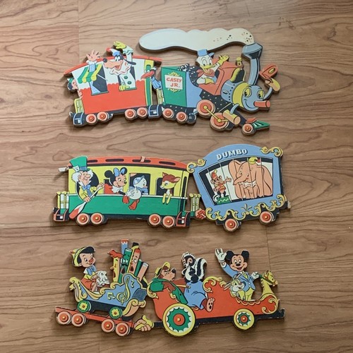 Vintage 1960's Walt Disney Casey Jr Train Wall Hanging Decoration ...