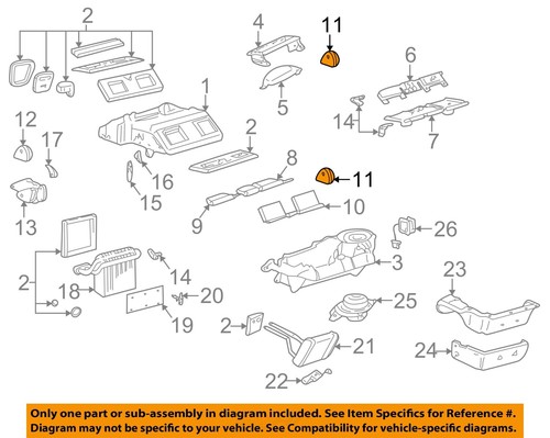 GM OEM Evaporator Heater-Actuator 89018377 | eBay