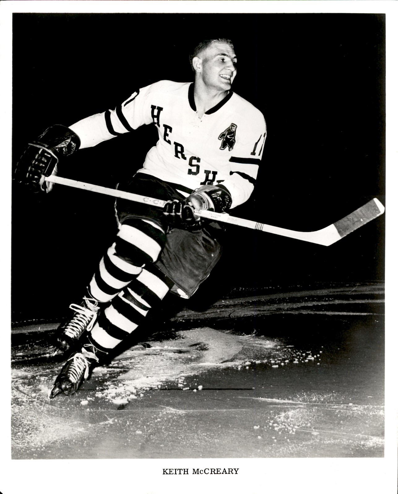 PF9 Original Photo KEITH MCCREARY 1963-65 HERSHEY BEARS AHL HOCKEY LEFT ...