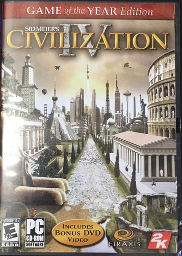 Civilization IV PC Version Hard Copy Video Game 710425217128 | eBay