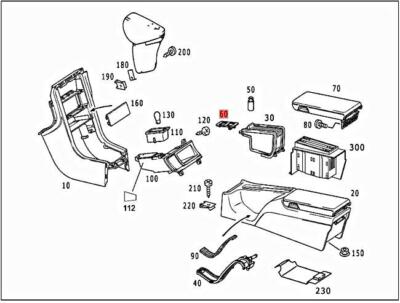Genuine MERCEDES R170 SLK R170 Covering 1706830508 | eBay