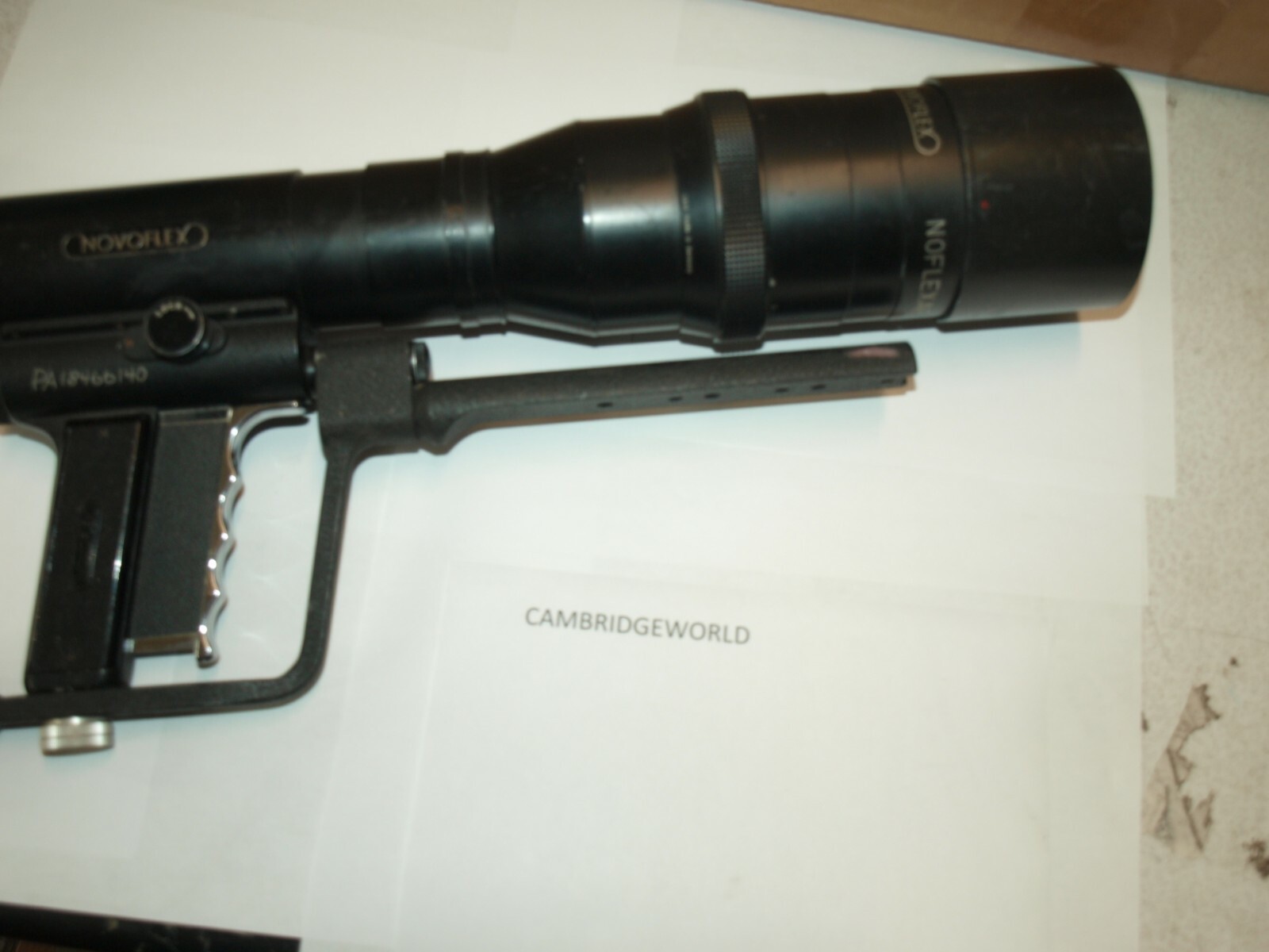 400mm F5.6 Novoflex Noflexar follow focus telephoto lens with action ...