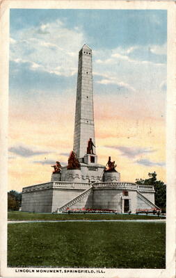 LINCOLN MONUMENT, SPRINGFIELD, ILL. Postcard | eBay
