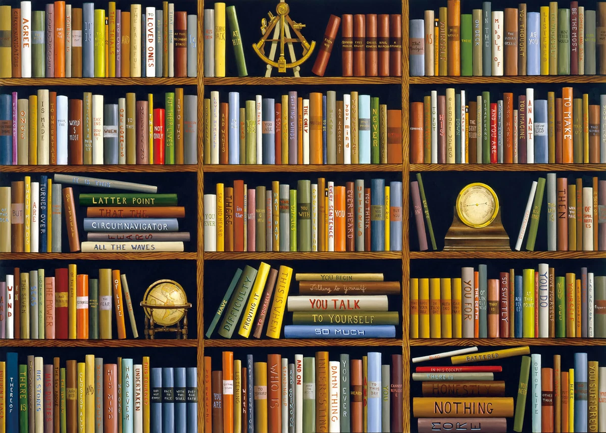 Bookshelf Photography Wallpaper