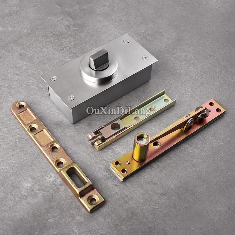Heavy Door Pivot Hinge 360° Rotary 90° Positioning Hidden Door Hinges ...