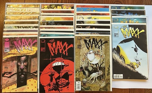 The Maxx Comic Book Lot of 33 1-35 Missing 7 & 14 Bagged & Boarded NM ...