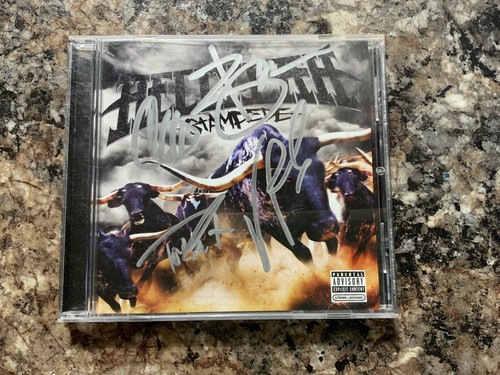 Hellyeah Stampede HAND SIGNED CD Vinnie Paul, Greg Tribbett, Bob "Zilla" Kakaha | eBay