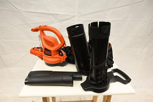 BLACK+DECKER BEBL7000 Corded 3-In-1 Backpack Leaf Blower, Vacuum ...