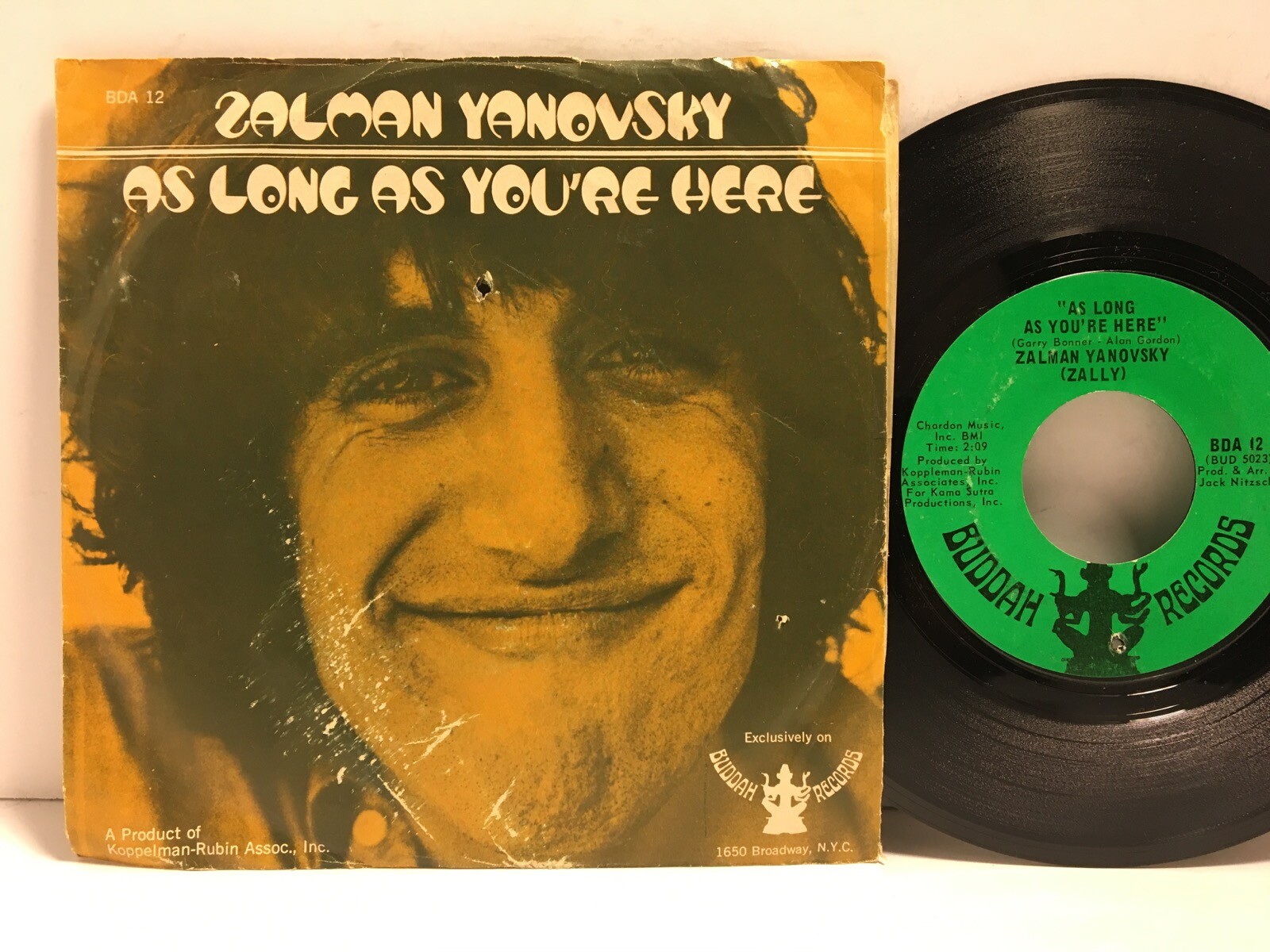 Zalman Yanovsky - As Long as You're 45 RPM - Tested VG+ Vinyl with ...