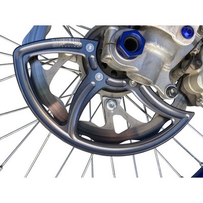 7602 Racing Front Disc Guard Grey For Sherco 450 SEF-R Racing 2018-2021 ...