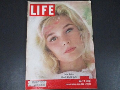 Life Magazine Yvette Mimieux Alan Shepard Art Carney JFK deGaulle May 9 ...