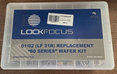 Lock Focus Wafer Kit - Service Kit - Rekeying Kit - Suits LF31R Cam ...