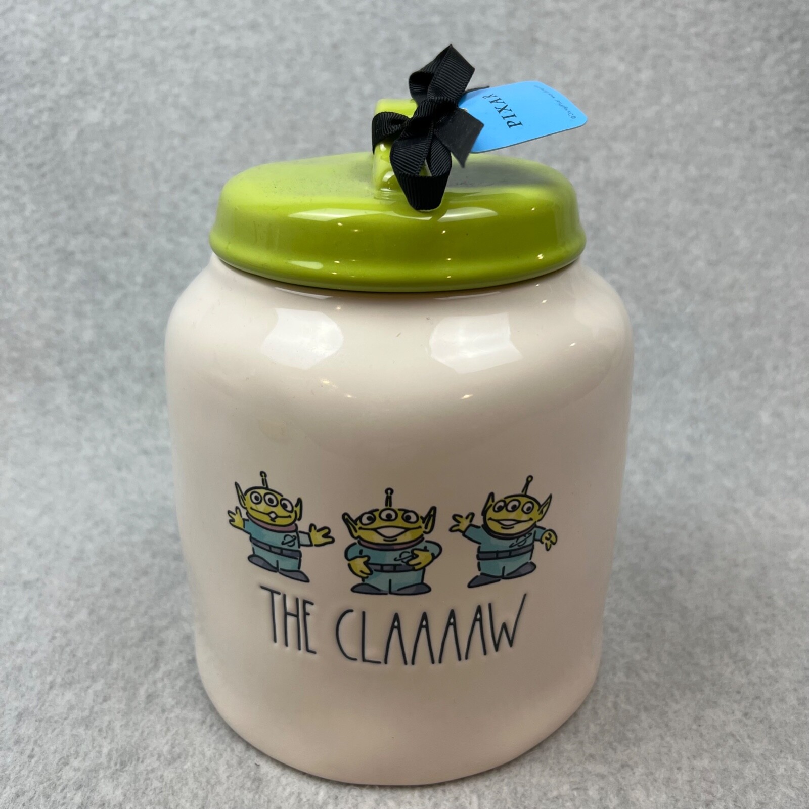 Rae Dunn DisneyToy Story Pixar THE CLAAAAW Chubby Canister Cookie Jar ...