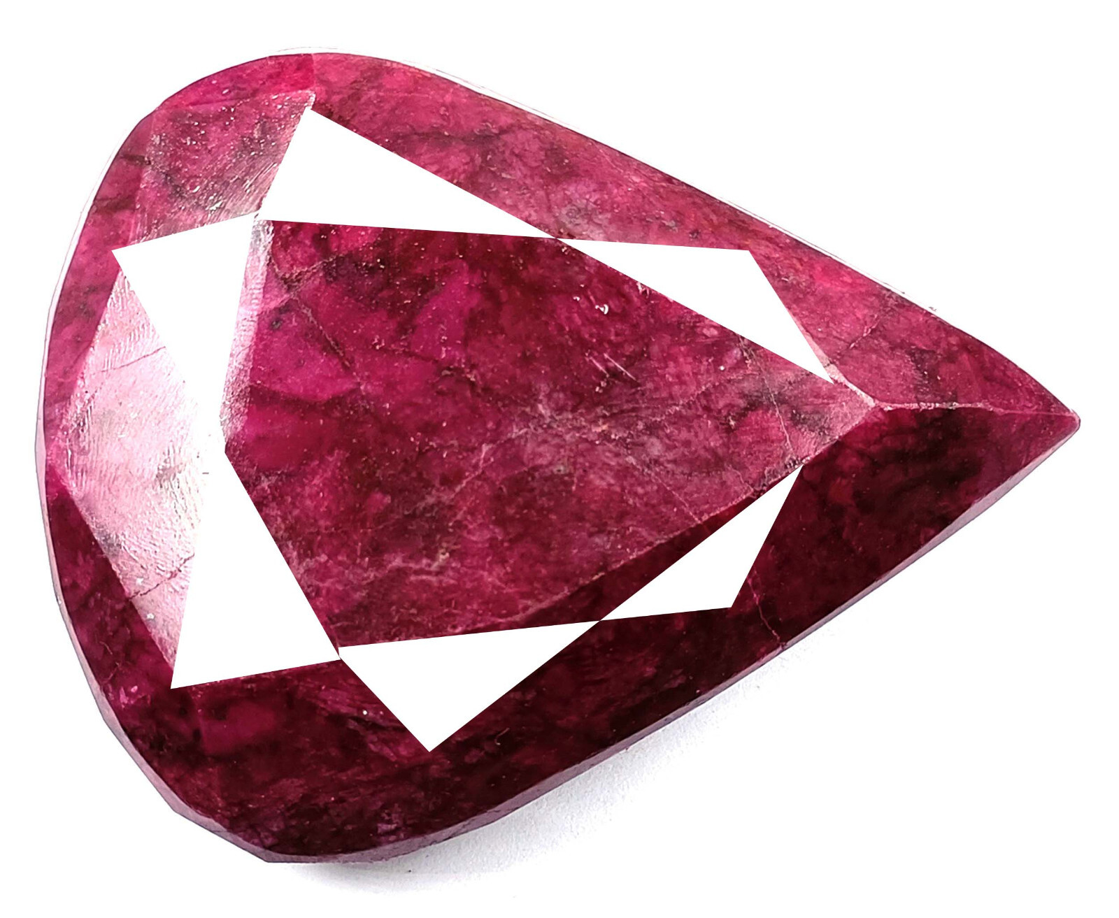 Graceful 840 Ct Natural Red Ruby Pear Shape EGL Certified Loose ...