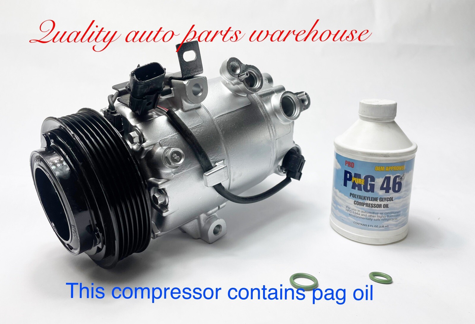 REMAN AC COMPRESSOR Fits 2017-2020 Hyundai Elantra 2.0 Liter W/ 1 year ...