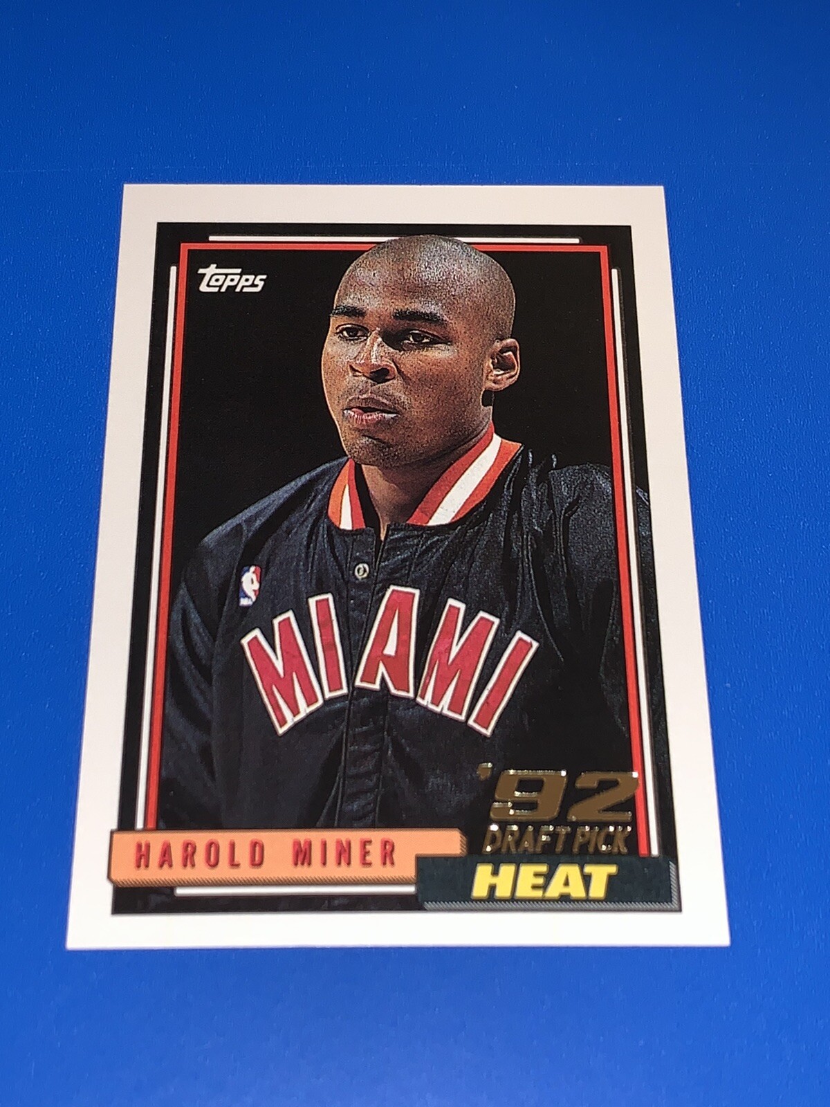 1992-93 Topps Basketball HAROLD MINER Rookie Card #278 Miami Heat NM ...