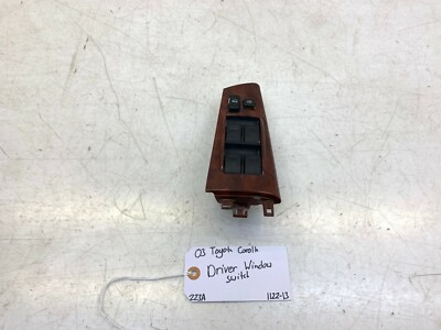 03 04 05 06 07 08 TOYOTA COROLLA DRIVER LEFT WINDOW SWITCH OEM 74232 ...