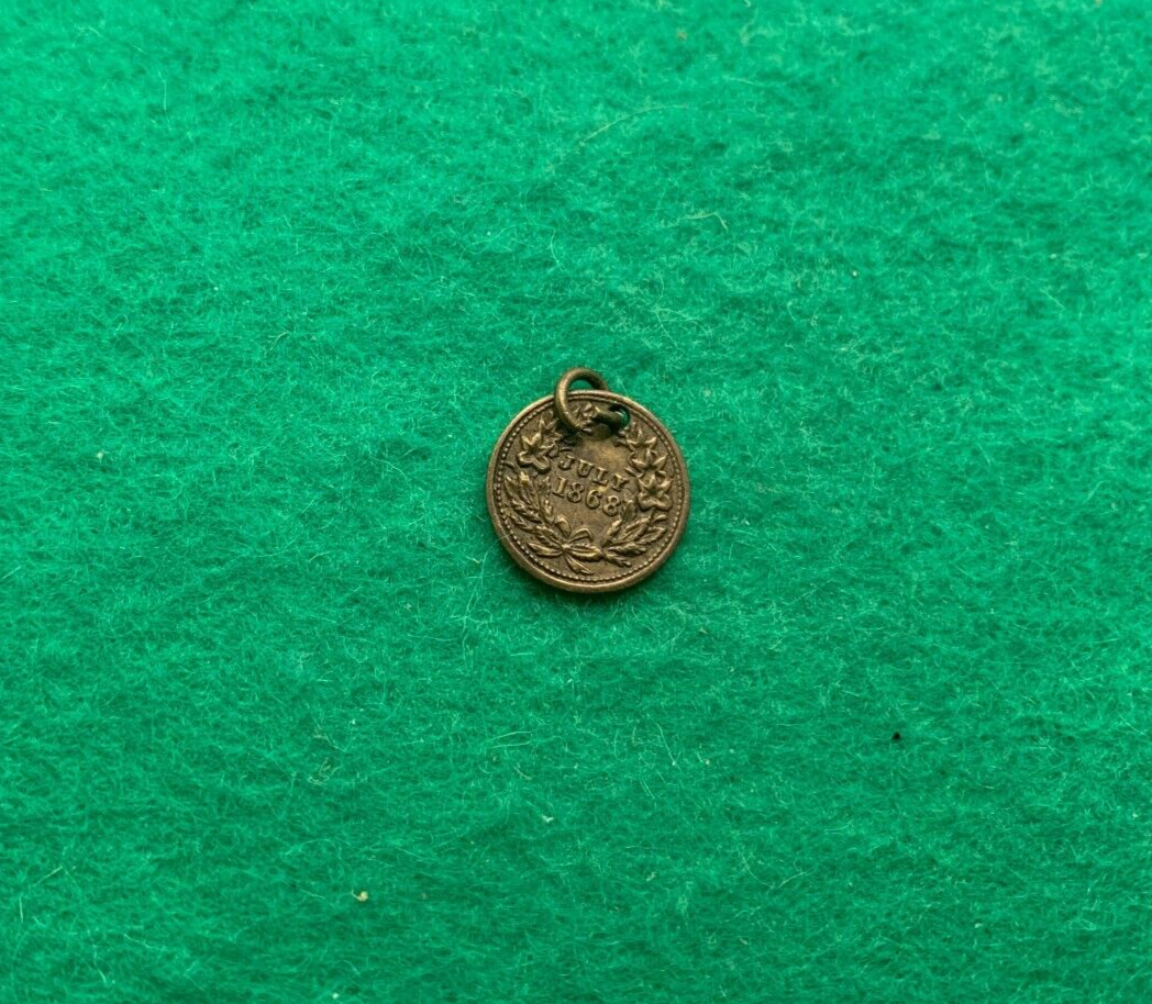 July 1868 United States America 14th Amendment Political Token, Brass ...