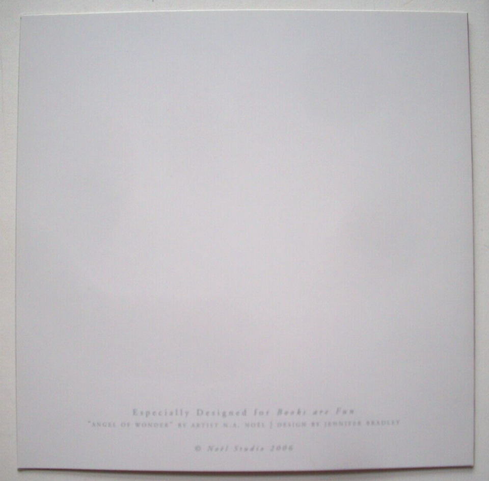 Angel of Wonder by N A Noel blank greeting note card UNUSED | eBay