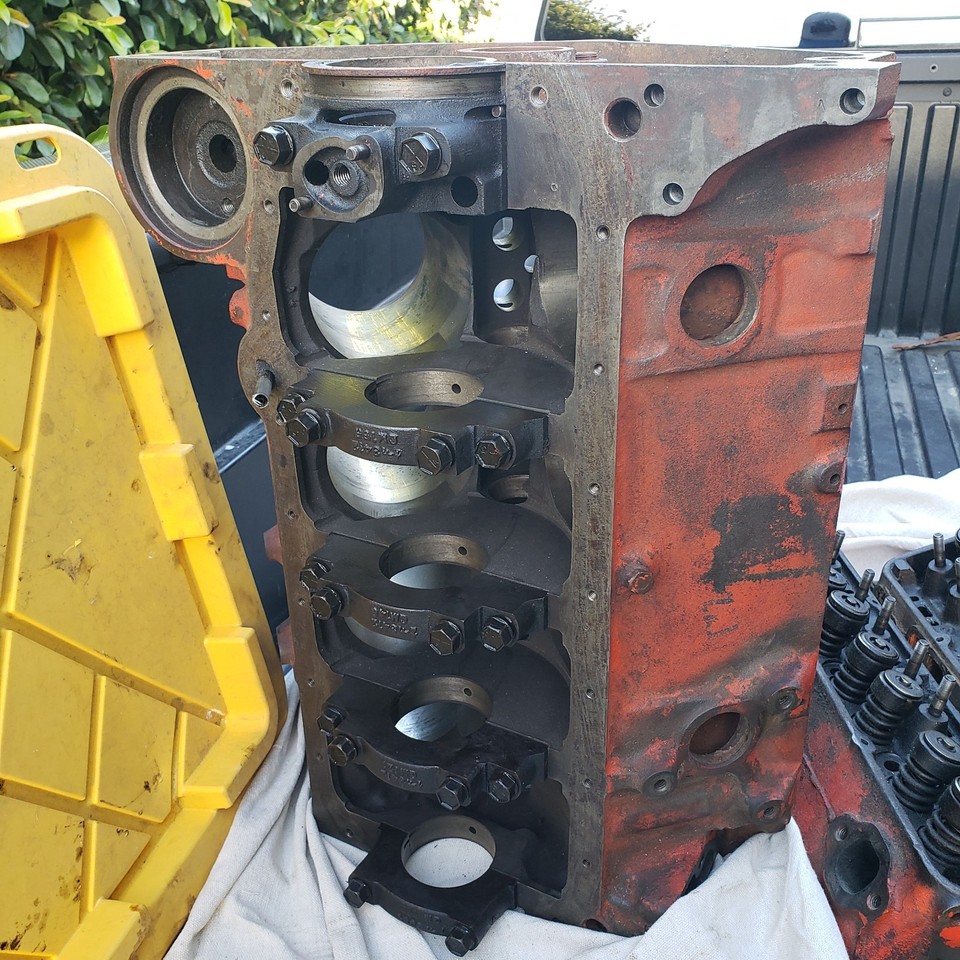 350 4 Bolt Main Block & Matched Dated Heads | eBay