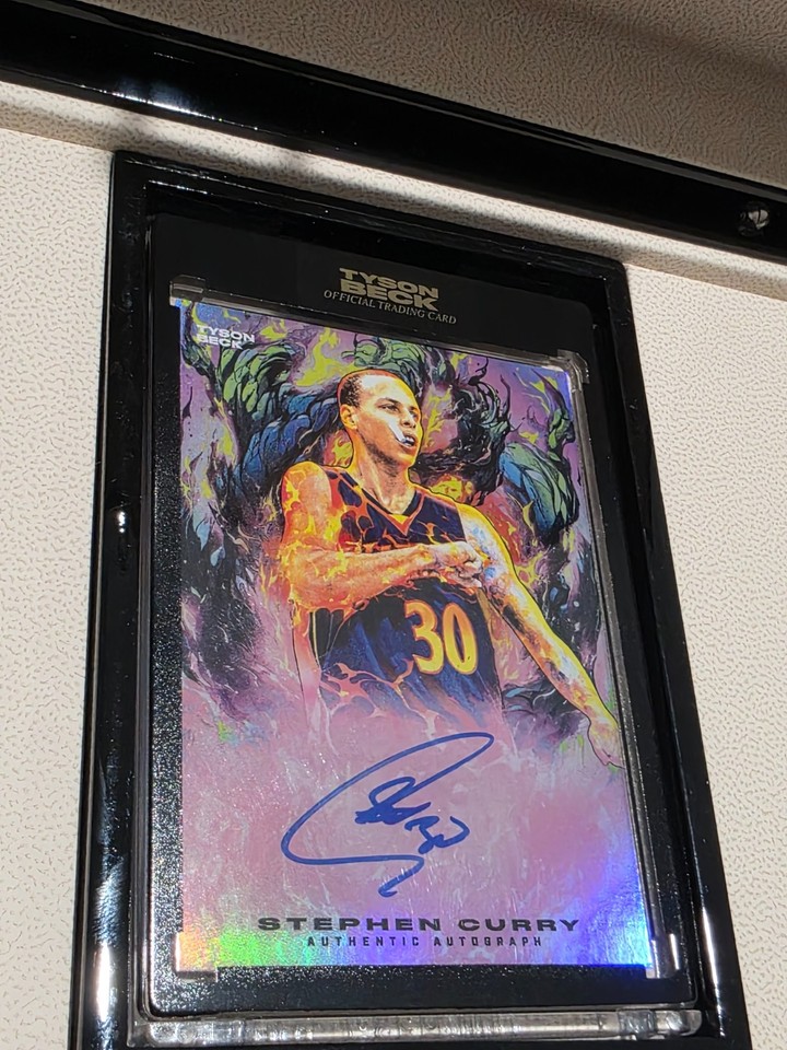 2024 Steph Curry Tyson Beck GREATNESS Rainbow Foil Auto /15 On-Card ...