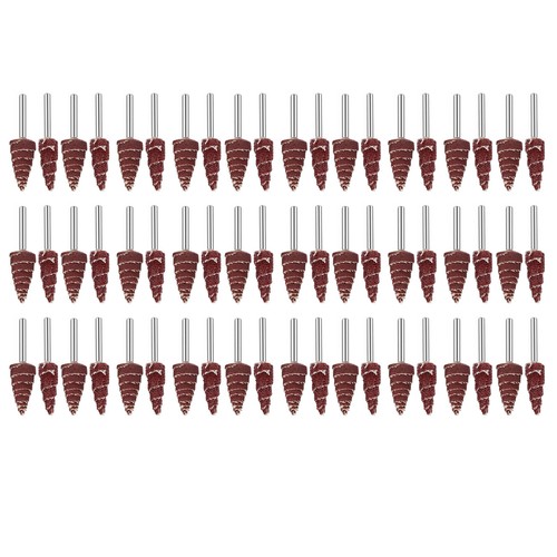 60X Cone Shape Abrasive Flap Wheel (10mm&12mm) For Deburring Sanding ...