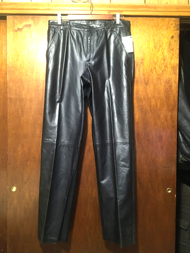 Calvin Klein leather pants Brand New with Tags Men's Size USA-32x34 ER ...