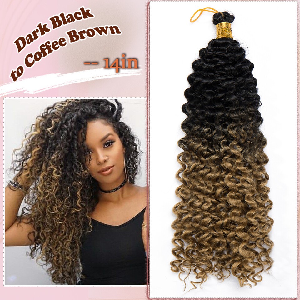 REAL As Human Natural Water Wave Crochet Braids Deep Curly Hair ...