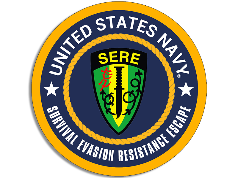 Sere Logo Air Force Beret Badge: Survival Evasion Resistance Escape: