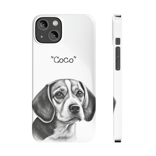Custom Beagle Pet Phone Case Using Pet Name Phone Case Personalized ...