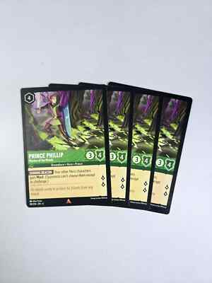 Prince Phillip Warden of the Woods 88/204 Playset 4 cards - Ursula's ...