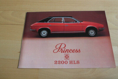 Original Princess 2200 HLS BL auf DEUTSCH Prospekt Brochure Catalog ...