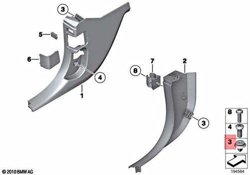Genuine BMW MINI ROLLS-ROYCE BMW I ZINORO Alpina Hybrid M M3 Clip ...