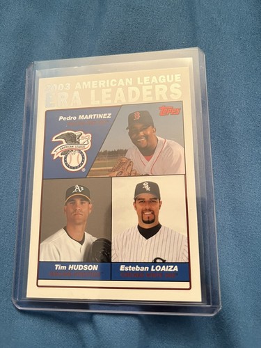 2003 TOPPS #341 AMERICAN LEAGUE ERA LEADERS BASEBALL CARD | eBay