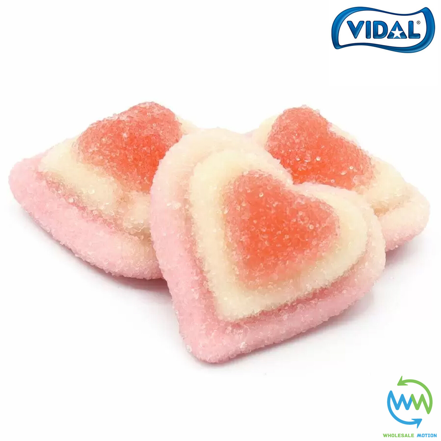 VIDAL TRIPLE HEARTS Sweets VALENTINES DAY Candy Love WEDDING Heart PICK ...