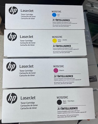 Genuine HP 414X set W2020XC W2021XC W2022XC W2023XC | eBay