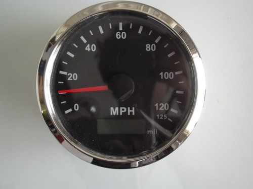 Tenet Waterproof Nautical Marine Analogue GPS Speedometer Speedo In MPH ...