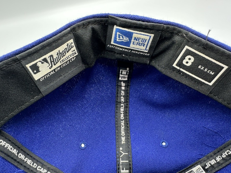 Los Angeles Dodgers New Era 59Fifty Fitted Size 8 Cap Hat Classic Logo ...
