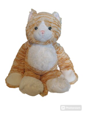 Ganz Hug-A-Longs Orange Striped Cat Plushie; 16.5in(h) 6.5in(w) (16 ...