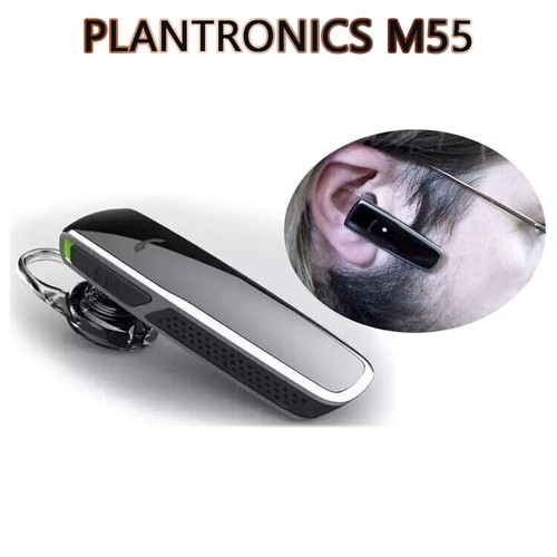 Plantronics M55 Headset Black Wireless Bluetooth Headset | eBay