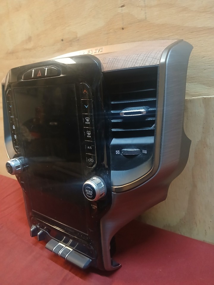 OEM 2019-2024 Dodge Ram Center Stack Assy. w/ 12" screen & brain | eBay