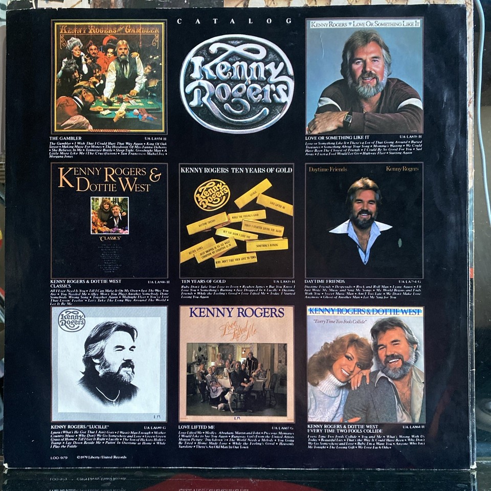 Kenny Rogers - KENNY (1979, Vinyl LP) “You Turn The Light On” “Goodbye ...