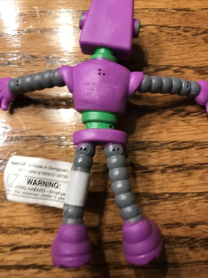 KEYCRAFT BENDY ROBOT PURPLE Action Figure With Tag 3.5” | eBay